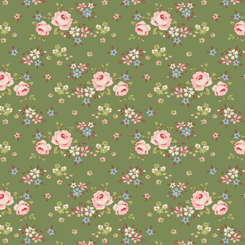 Tilda Creating Memories Gracie Green 130151 – Fabric Sauce