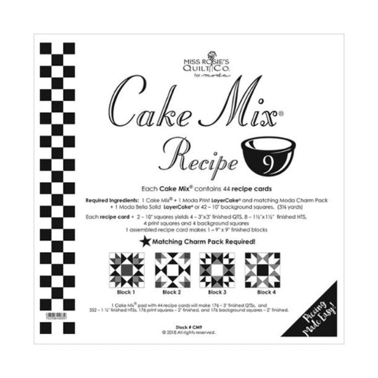 Moda Cake Mix Recipe 9 – Fabric Sauce