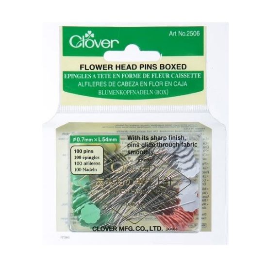 Clover Flower Head Pins – Fabric Sauce