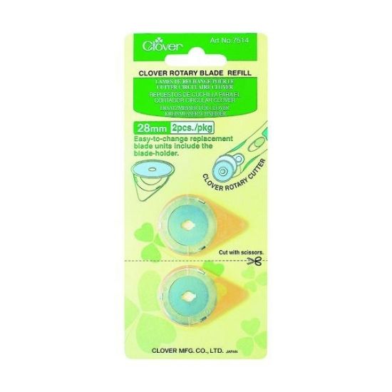 Clover Rotary Blade Refill 28mm x2pcs – Fabric Sauce