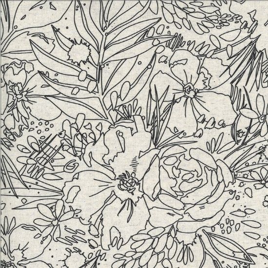 Moda Moody Bloom Mochi Linen Fabric MLD844711 – Fabric Sauce